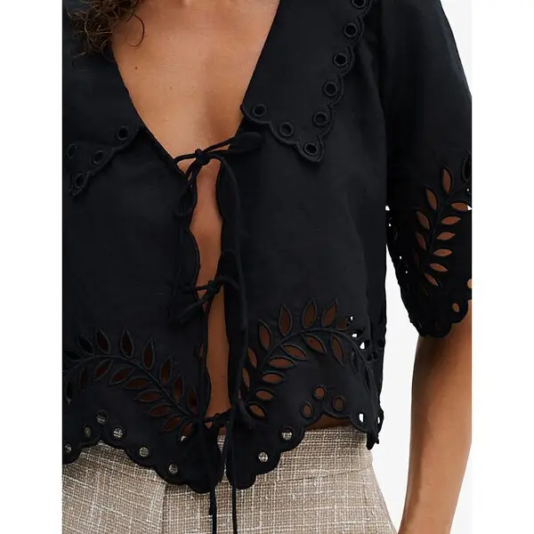 MALINA Estela Blouse - Black
