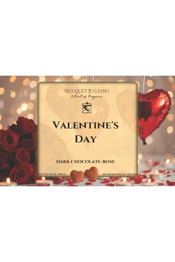 BOUQUET ITALIANO Valentines Day Luxury Candle - Metallic