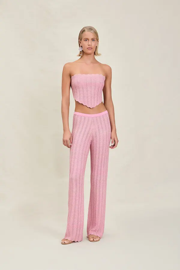 Devon Windsor Gavi Knit Pant - Metallic