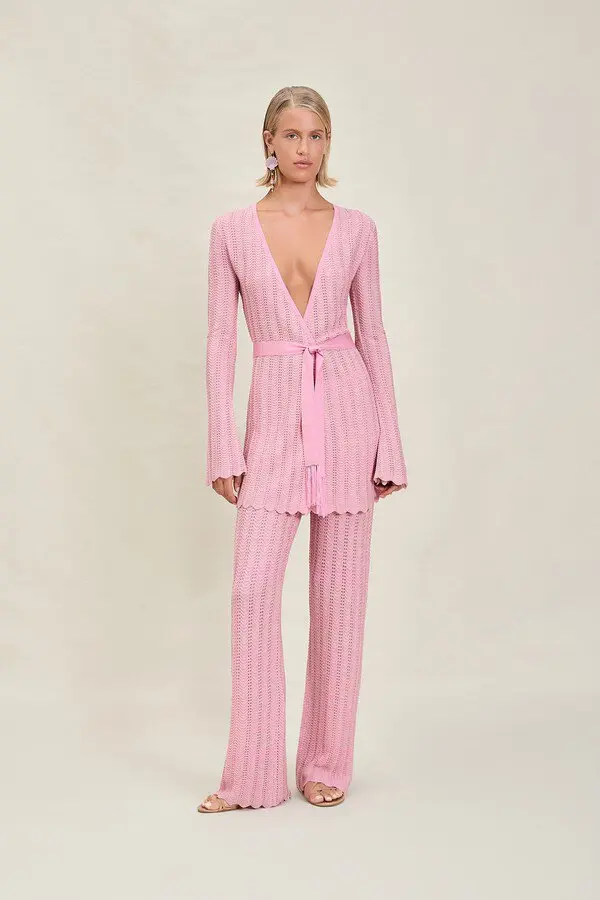 Devon Windsor Gavi Knit Pant - Metallic