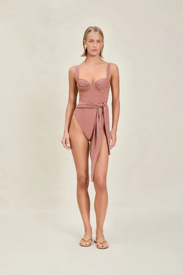 Devon Windsor Stephanie Full-piece - Metallic