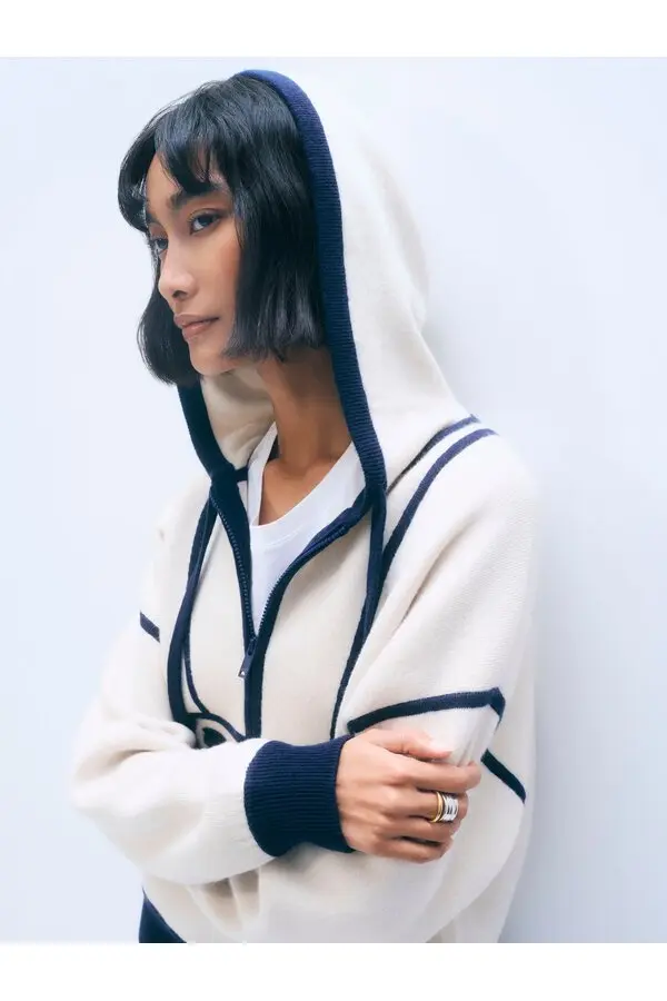 WHITE & WARREN Cashmere Anorak