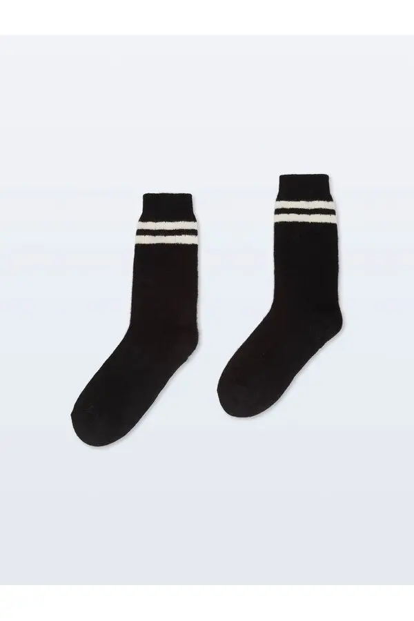 WHITE & WARREN Cashmere Ribbed Socks