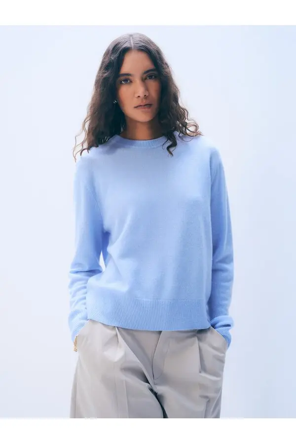 WHITE & WARREN Cashmere Crewneck Sweater