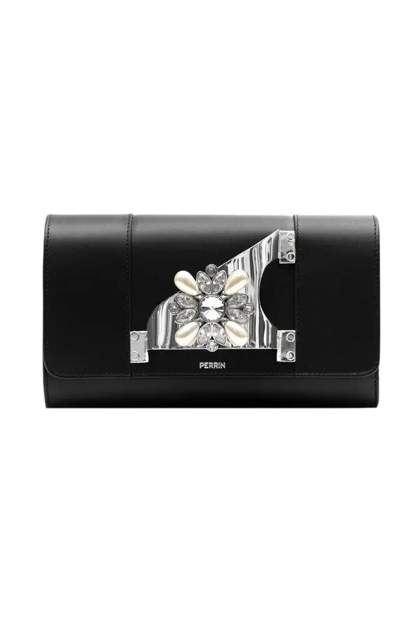 Perrin Leiffel Bijoux Glove Clutch - Black