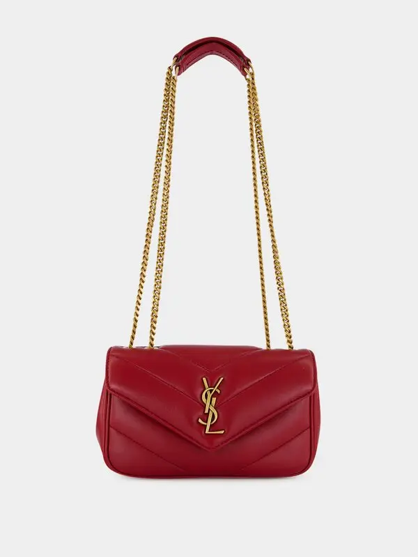 Saint Laurent Loulou Mini Bag - Red