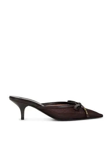 Miu Miu Mesh Mule Pump - Moro