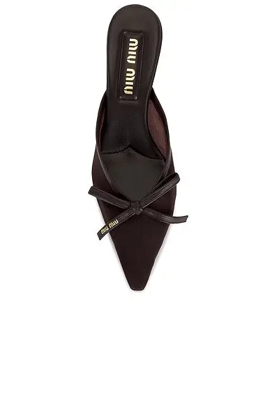 Miu Miu Mesh Mule Pump - Moro