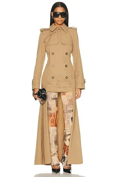 JEAN PAUL GAULTIER Window Trench Coat