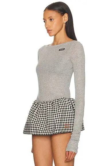 Miu Miu Strapless Top