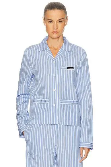 Miu Miu Button Up Top