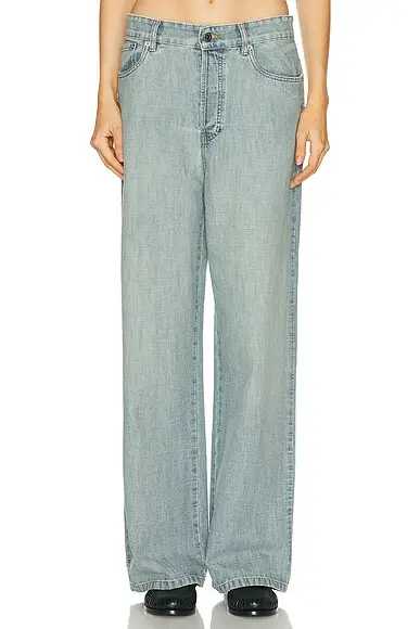 Miu Miu Wide Leg - Celeste