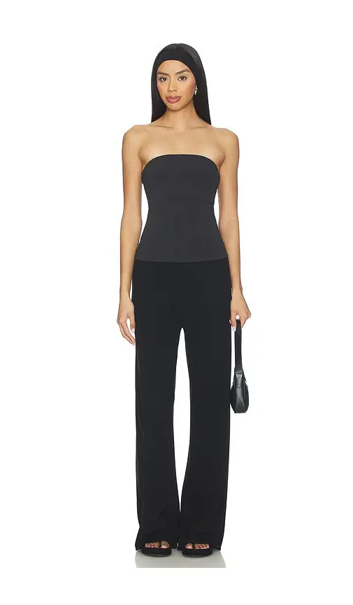 SKIMS Cotton Jersey Tube Top - Soot