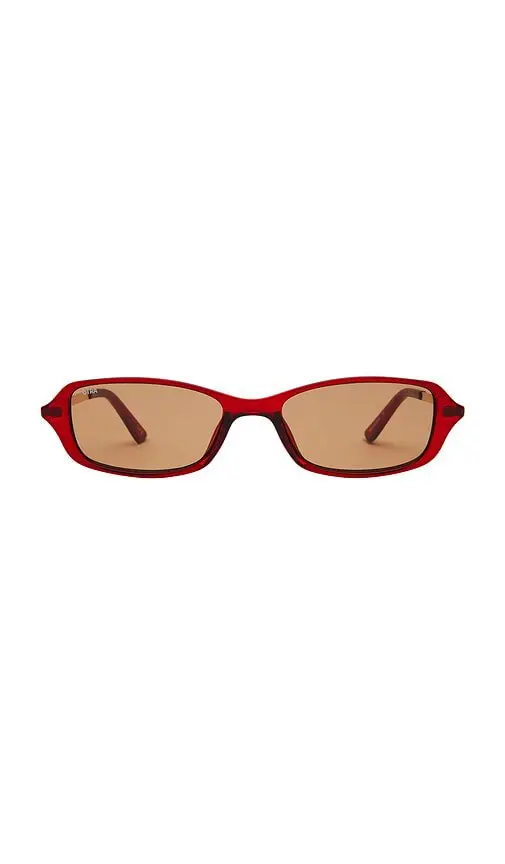OTRA Caysee Sunglasses - Transparent Cherry & Brown