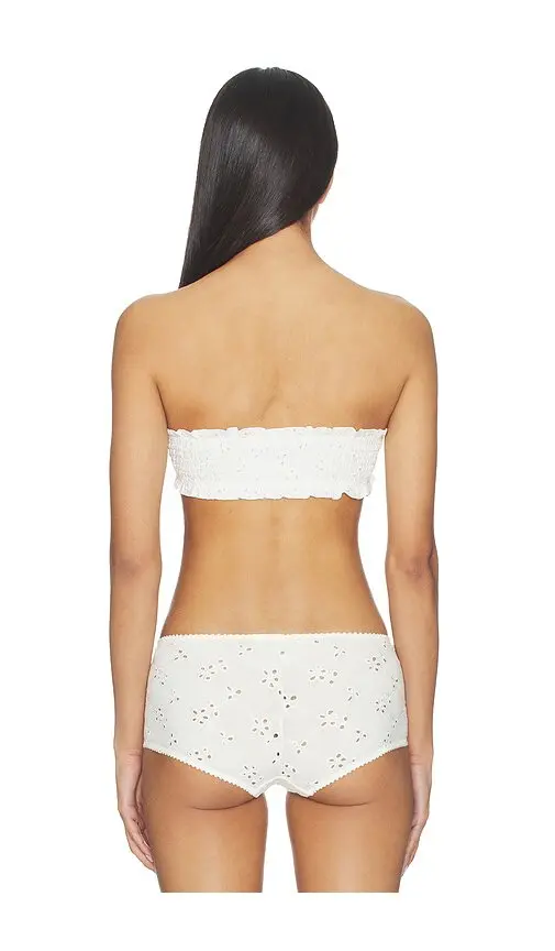Free People Full Bloom Bandeau - White