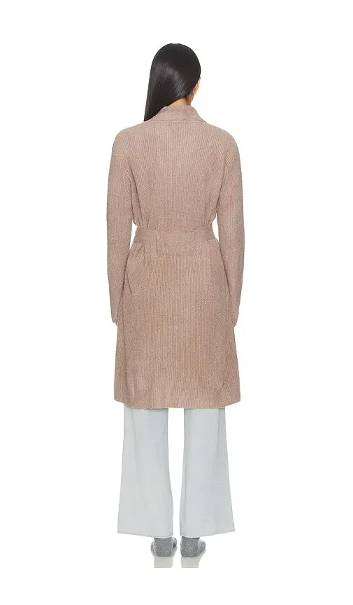 Barefoot Dreams Cozychic Ribbed Robe In Mauve