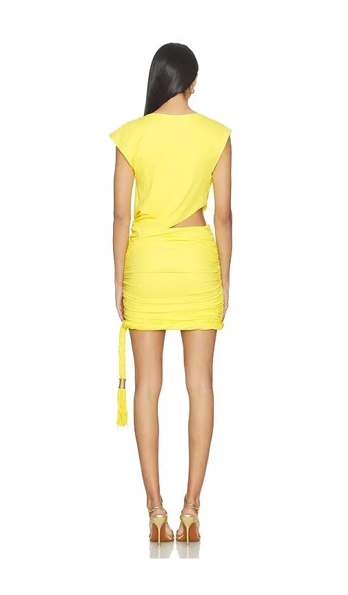 Simkhai Nyla Draped Jersey Mini Dress
