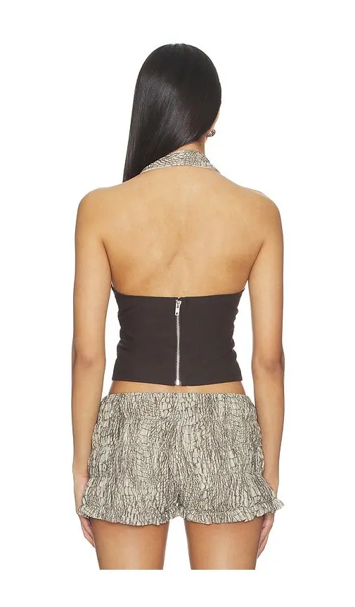 BY.DYLN Harmony Halterneck Top