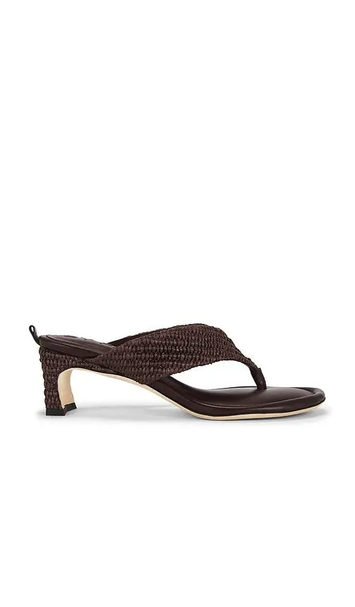 By Far Dasha Raffia Heel