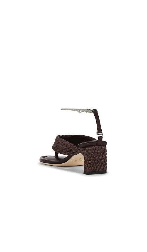 By Far Dasha Raffia Heel