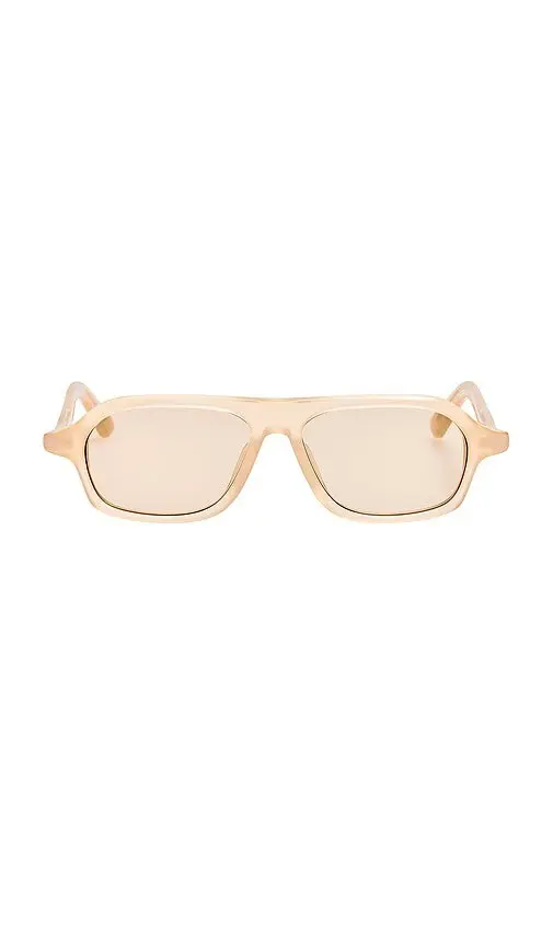 Jacquemus Bcane Sunglasses - Nude & Light Gold