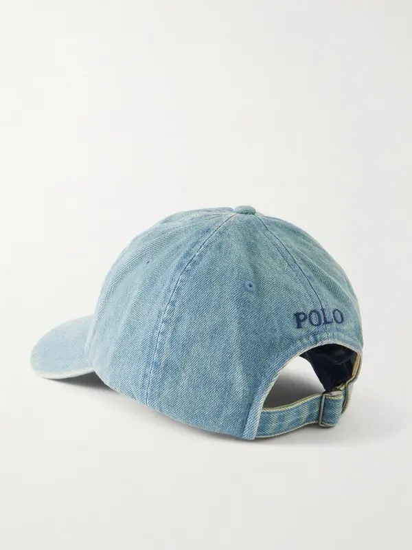 Polo Ralph Lauren Logo-embroidered Denim Baseball Cap - Blue