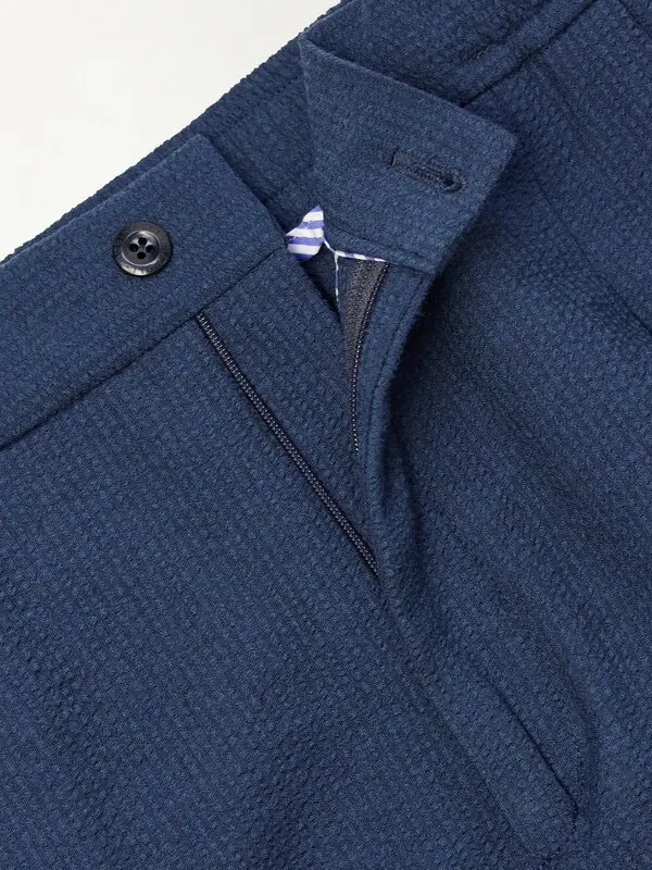 Rubinacci Straight-leg Linen Trousers