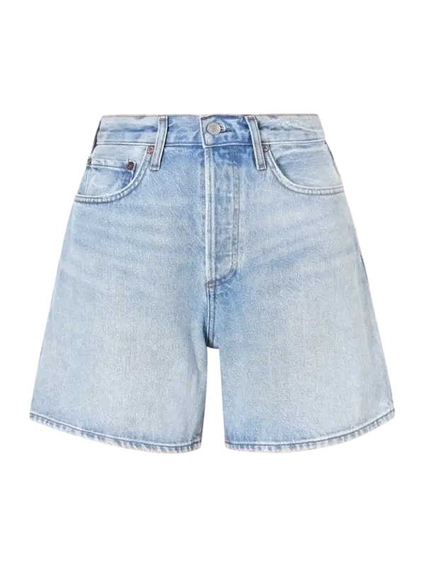 AGOLDE Dame Denim Shorts - Blue
