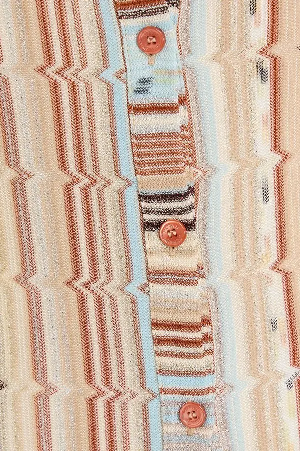 Missoni Metallic Crochet-knit Maxi Dress