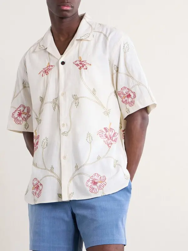 KARDO Ronen Cotton Shirt - Neutrals