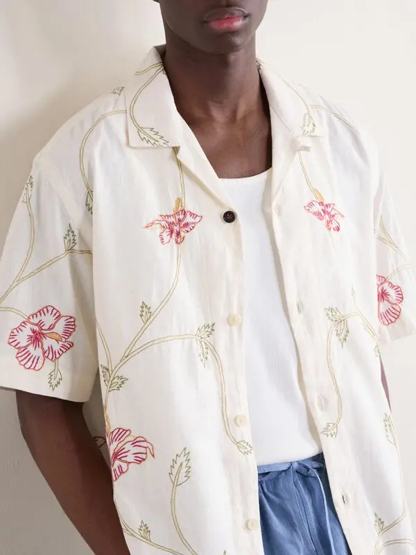 KARDO Ronen Cotton Shirt - Neutrals
