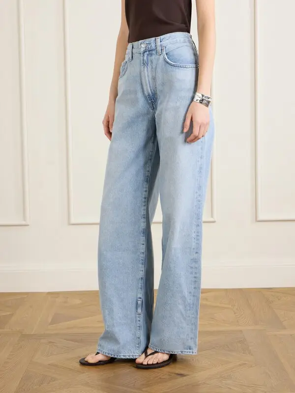 AGOLDE Belted Straight-leg Jeans