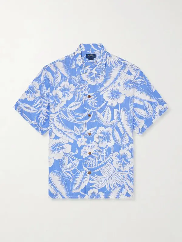 Polo Ralph Lauren Printed Linen Shirt