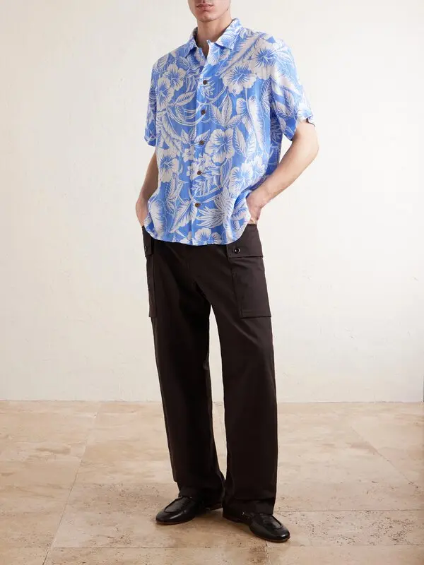 Polo Ralph Lauren Printed Linen Shirt