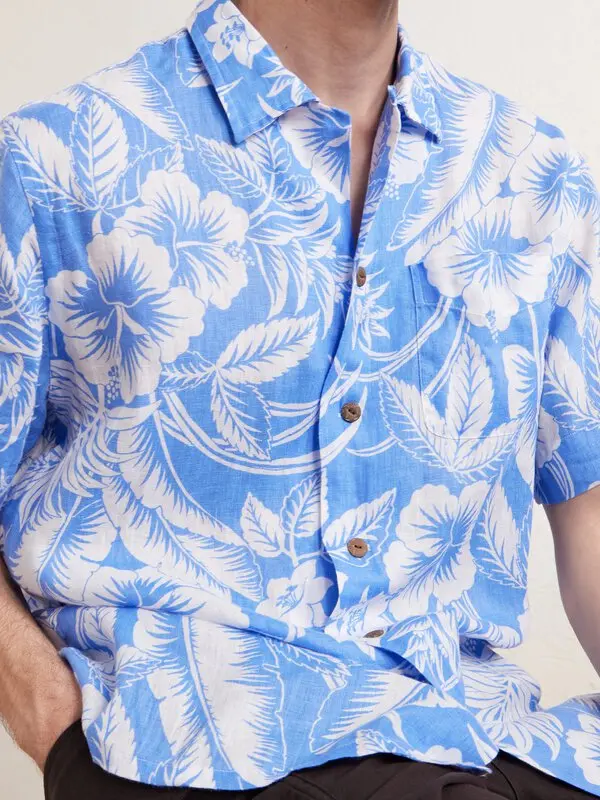 Polo Ralph Lauren Printed Linen Shirt