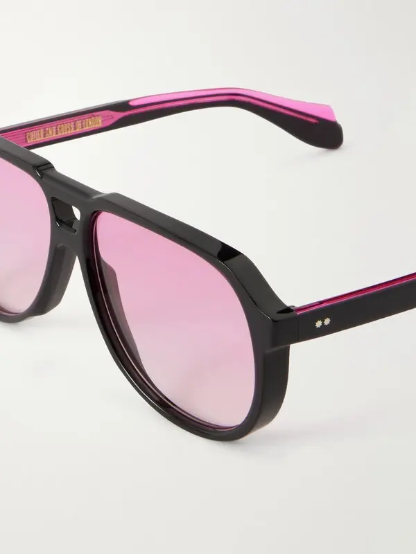 CUTLER AND GROSS Aviator-style Acetate Sunglasses