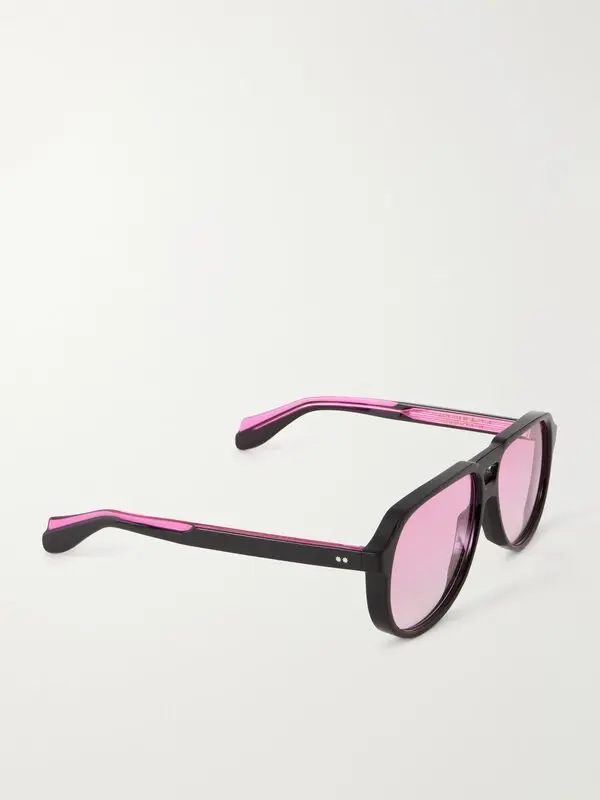 CUTLER AND GROSS Aviator-style Acetate Sunglasses
