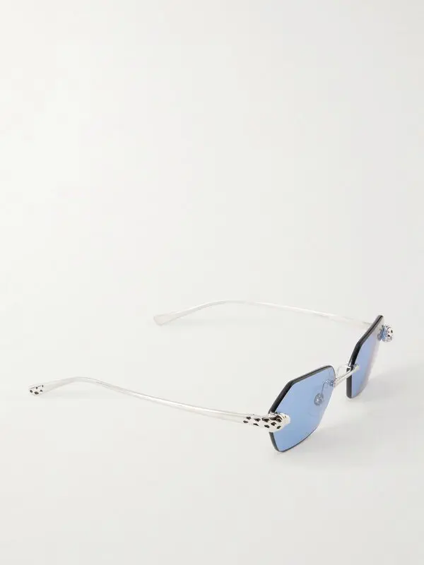 Cartier Panthère De Rimless Sunglasses