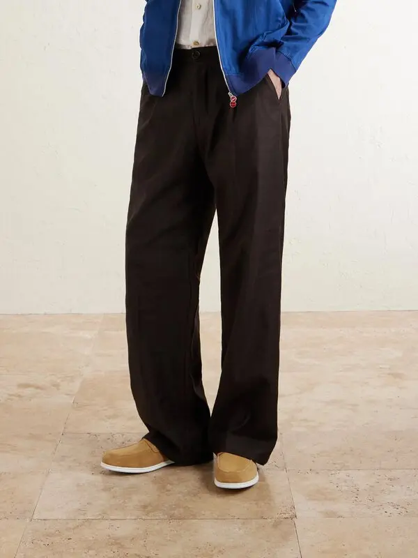 Kiton Suede Penny Loafers