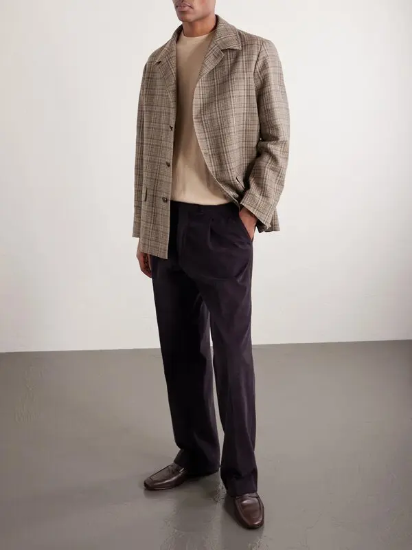 Thom Sweeney Cashmere And Silk-blend Knitted T-shirt
