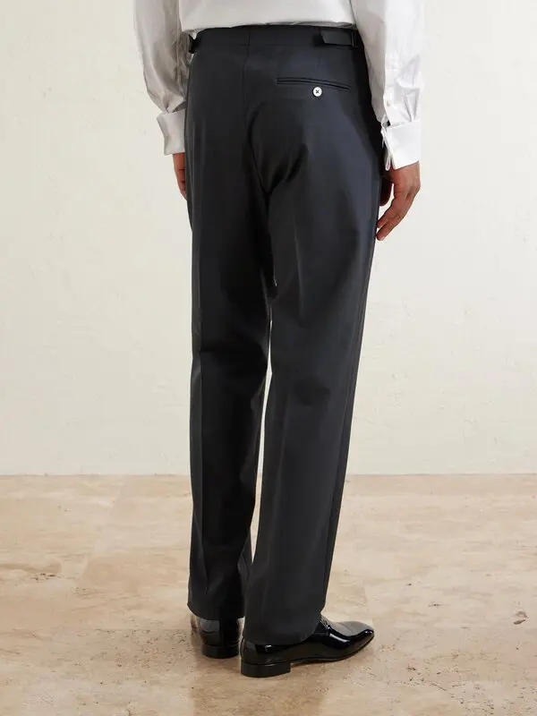 FAVOURBROOK Dalton Slim-fit Straight-leg Stretch-wool Tuxedo Trousers
