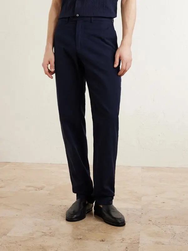 Hartford Taylor Cotton Suit Trousers