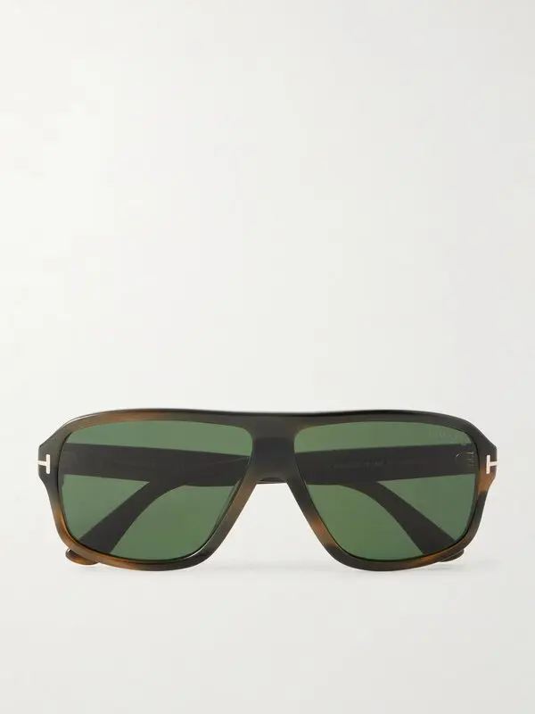 TOM FORD William 02 Aviator Sunglasses - Brown