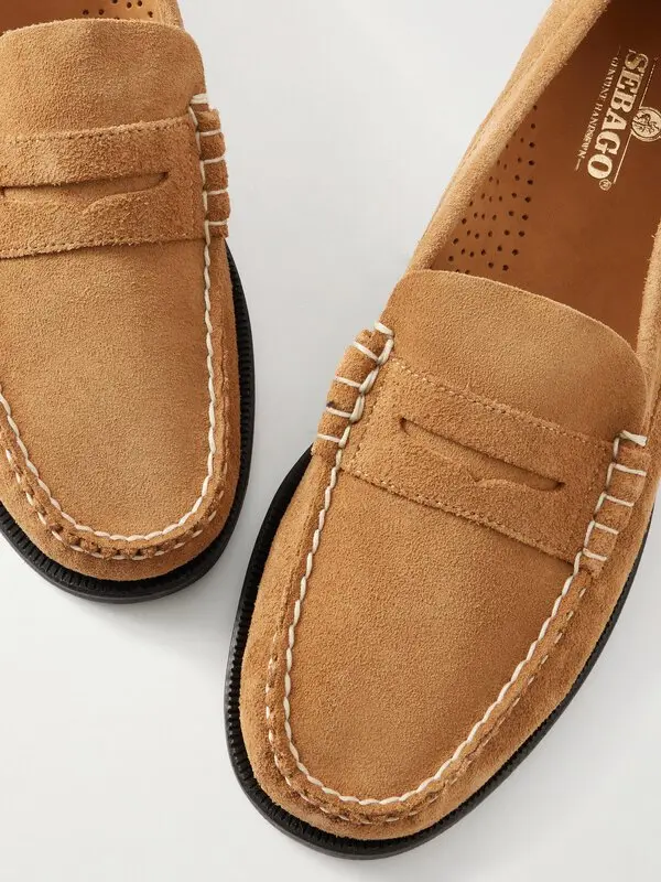 SEBAGO Classic Dan Suede Penny Loafers - Neutrals