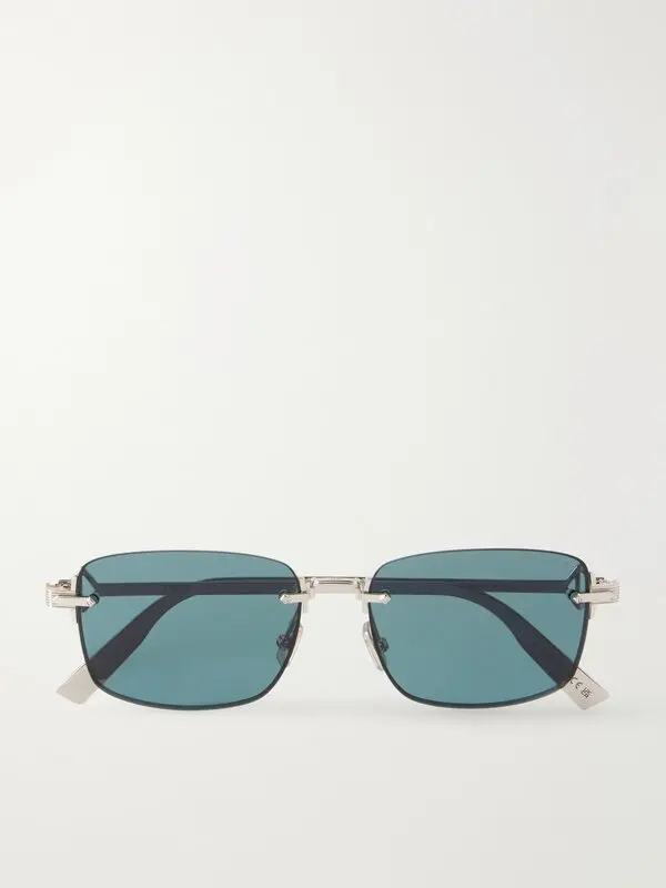 Dior Square Frame Sunglasses - Silver