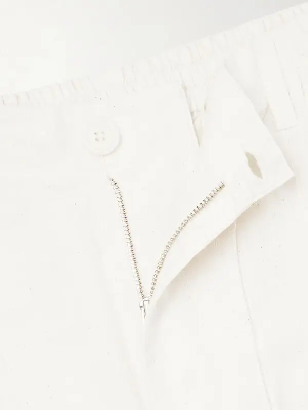 KARDO Kedar Straight-leg Cotton Trousers - Neutrals