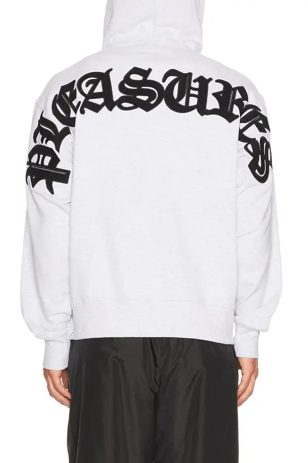 PLEASURES Neural Zip Hoodie - Heather