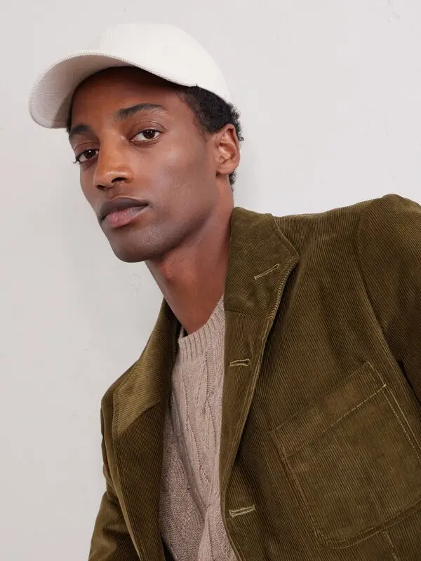 Purdey Cotton-corduroy Baseball Cap - Neutrals