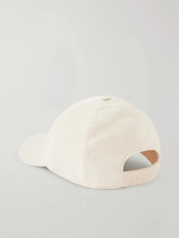 Purdey Cotton-corduroy Baseball Cap - Neutrals