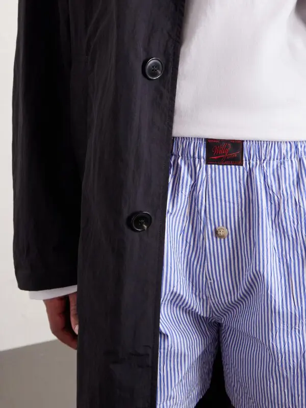 WILLY CHAVARRIA Woven Cotton Boxer Shorts